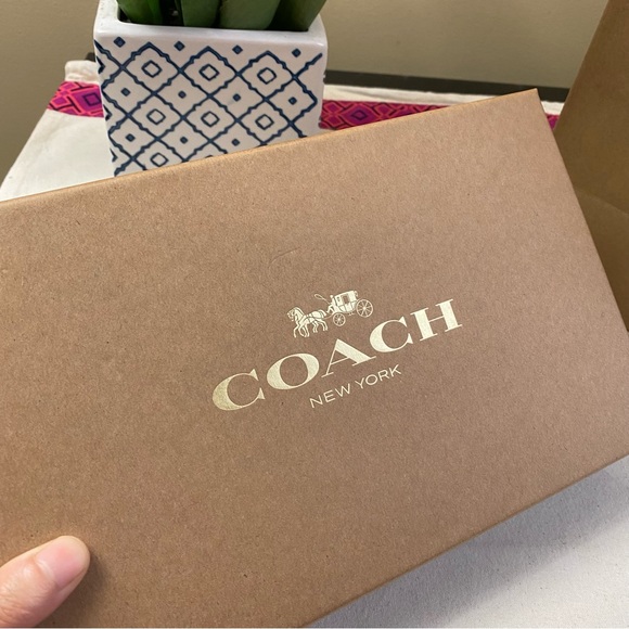 Coach | Accessories | Coach Gift Box Shopping Bag Set | Poshmark